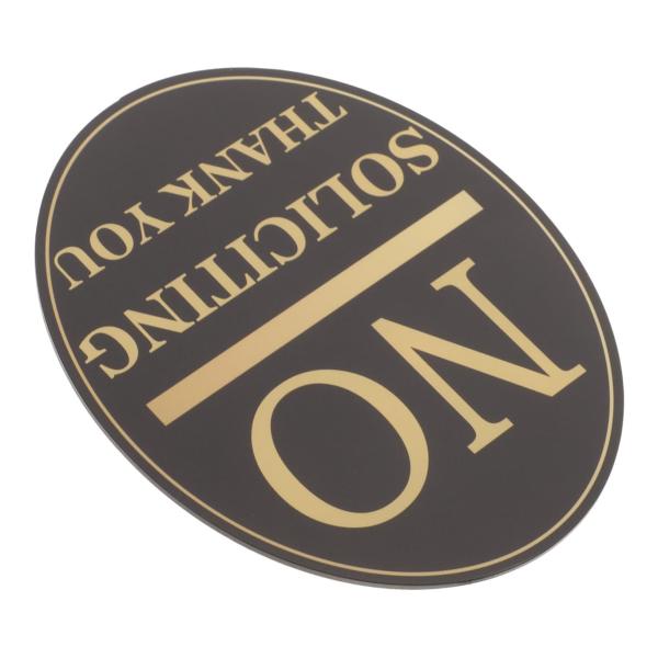 ・No solicting sign--provides effective protection for your rights and interests, serving as a clear and visible warning ...