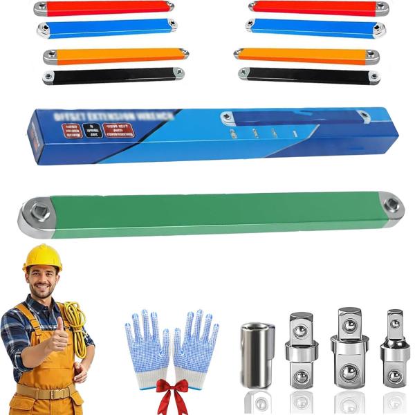 ・【Zero-Degree Swing Arc for Tight-Space Access】 The Pro Offset Extension Wrench Impact features a zero-degree swing arc ...