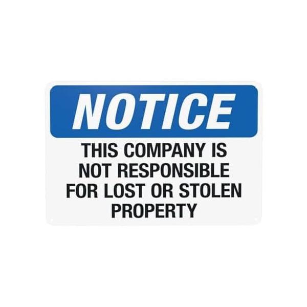 ・Prime Size for Clear Authority - Perfectly sized at 8x12 inches, this warning sign hits the sweet spot between high-imp...