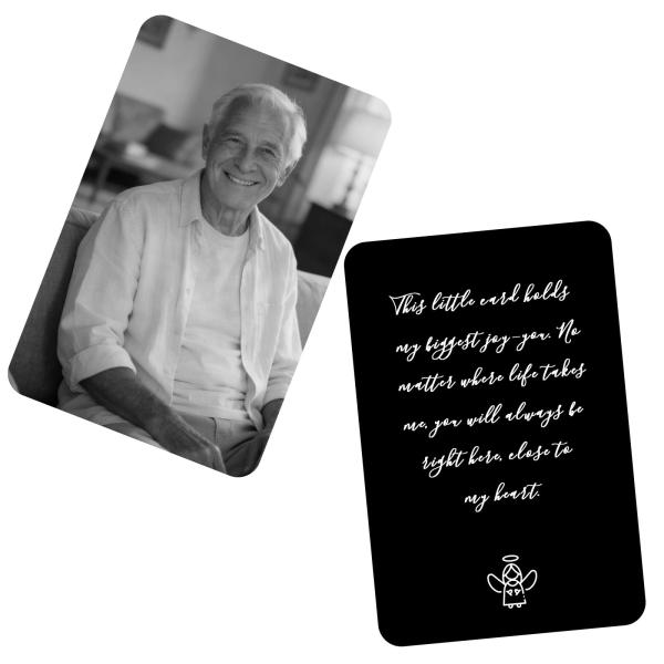 ・Sentimental Keepsake: This personalized metal wallet card is more than just an accessory - it's a lasting, pocket-sized...