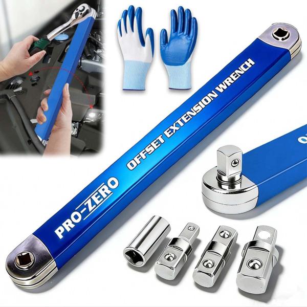 ・【True Zero-Offset Chain Drive - Maximum Torque in Tight Spaces】: Engineered with a professional zero-offset swing arc, ...