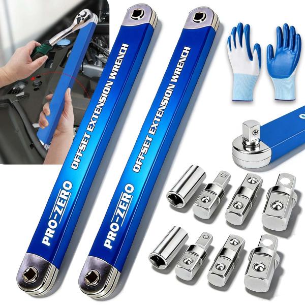 ・【True Zero-Offset Chain Drive - Maximum Torque in Tight Spaces】: Engineered with a professional zero-offset swing arc, ...
