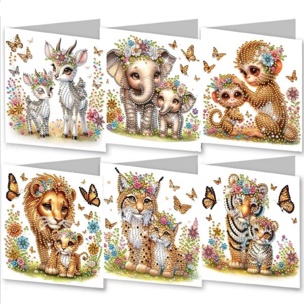 ・Creative Diamond Art Painting Design: Celebrate any special occasion with our unique folding cards featuring artistic m...