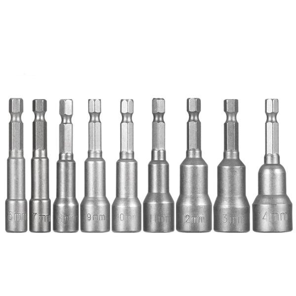 ・1/4″ HEX SHANK: Universal 1/4 inch hex shanks fit a variety of quick-change chucks and drill, driver, or screwgun. Size...