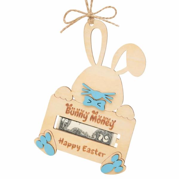 ・? Cute Easter Bunny Money Holder - This adorable bunny-shaped money holder is a fun and creative way to give cash this ...
