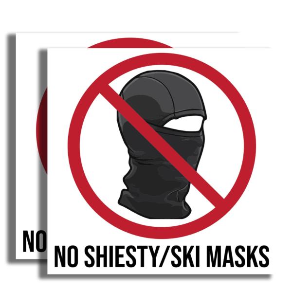 ・2-Pack Value -Includes two 5-inch vinyl stickers for multiple entry points.・5-Inch High Visibility Size -Sized for clea...