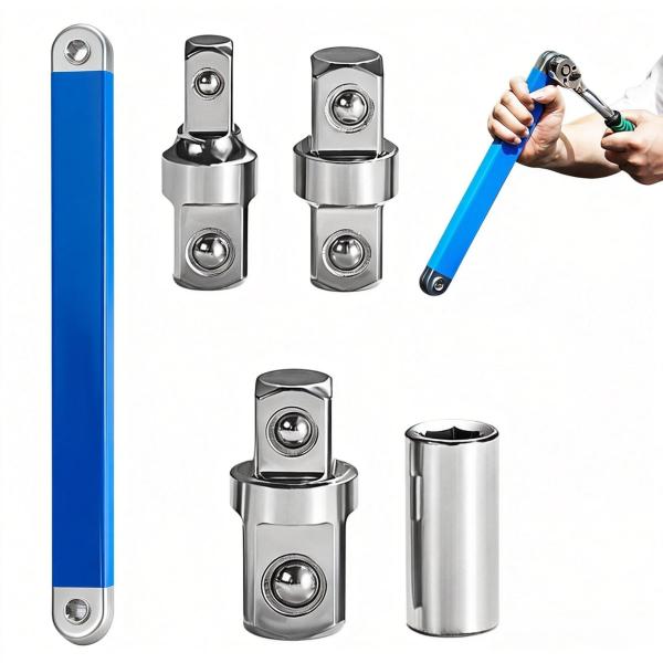 ・【Designed for Narrow Spaces】The Offset Extension Wrench Impact is engineered specifically for tight areas, with a zero-...