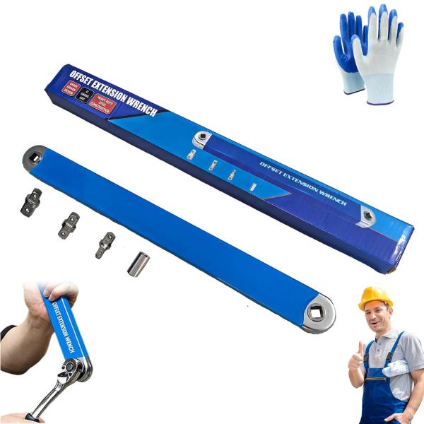 ・【Ultra-Slim 15.4" Extended Reach】Measures 15.4 inches long with a slim 0.63" profile, allowing access to deep, narrow, ...