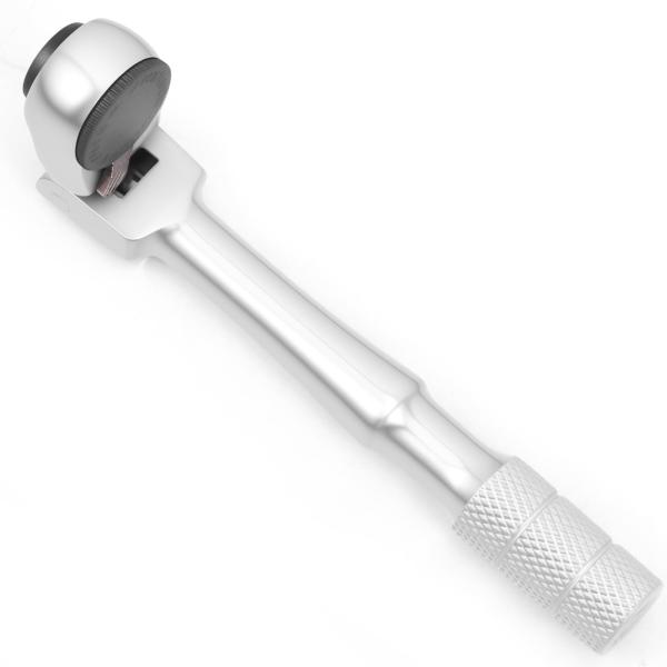 ・【 Practical Flex Head Ratchet Wrench 】 This ratchet handle combines a 1/4"(6.35mm) drive ratchet with a bit driver . On...