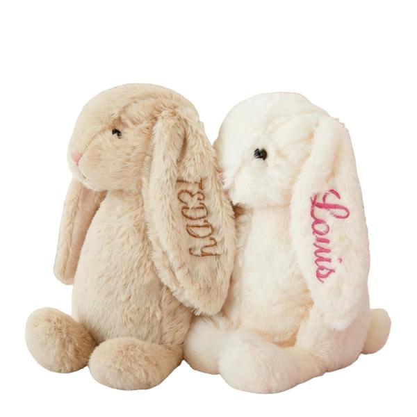 ・【Personalized Embroidered Bunny】 This custom bunny stuffed animal is the perfect gift for boys and girls of all ages. A...