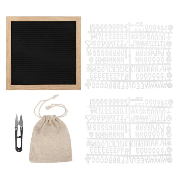 ・Customizable Message Display: This felt letter board lets you easily insert and rearrange letters or numbers to create ...