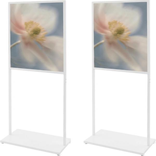 ・????? ?? ????: Made of metal with a high-temperature baking paint process, this 22 x 28 sign stand is rust-resistant, w...