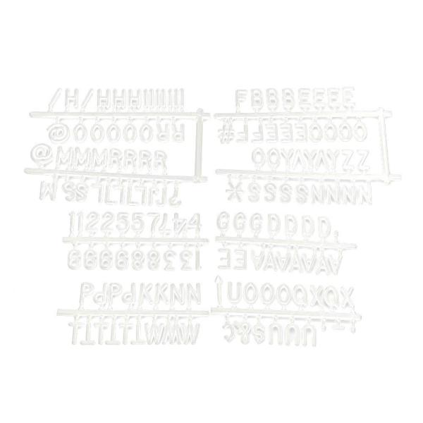 ・Made of plastic material, with black?white matching, the letter board is creative and attractive・It can be wall mounted...