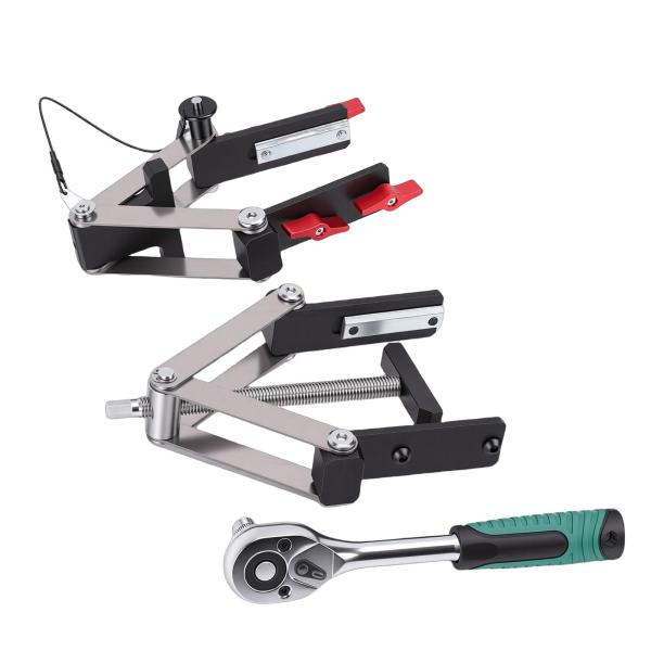 ・Aluminum Alloy Construction: The 4 way pressure clamp is crafted from aluminum alloy, which is robust, wear and tear re...