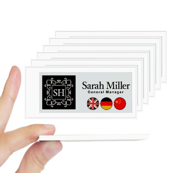 ・Wireless NFC Content Updates - Update display content using an NFC?enabled smartphone (iOS or Android). Content can als...