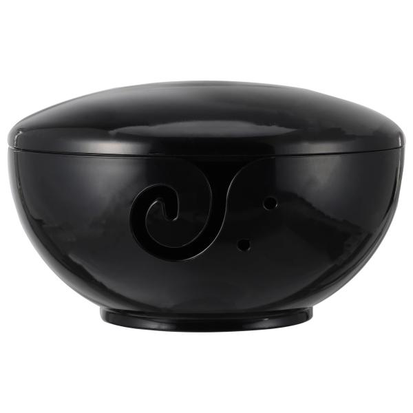 ・Kniting bowl--just drop a ball or skein in its belly and thread the yarn through the special design opening in the for ...