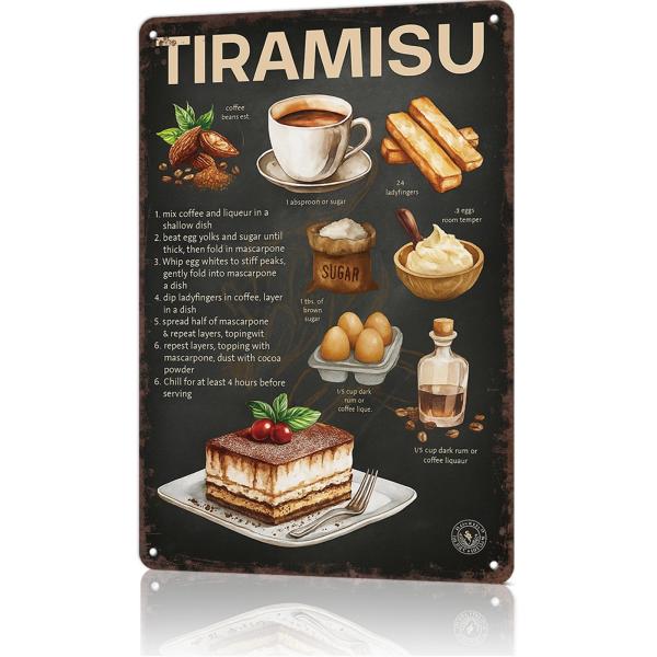・Premium Quality Material: 6x8in This metal tin sign is made of high-quality aluminum metal, lightweight yet durable, ru...