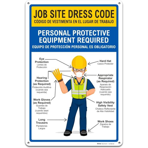 ・Prime Size for Clear Authority - Perfectly sized at 8x12 inches, this warning sign hits the sweet spot between high-imp...