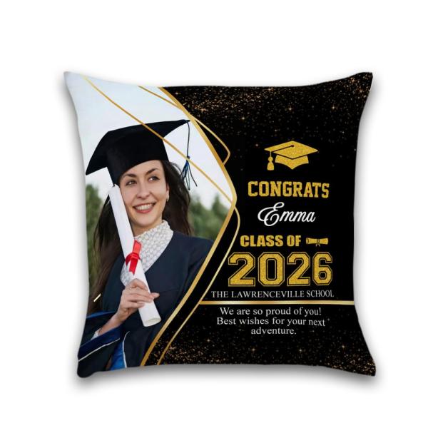 ・? Celebrate an Graduation: Honor a special achievement with a meaningful graduation pillow gift. Perfect for celebratin...