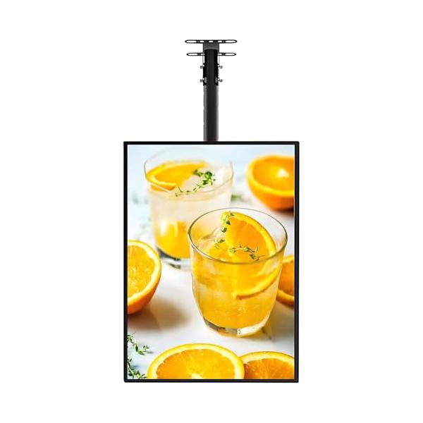 ・STURDY AND DURABLE DESIGN: Our poster light box is crafted from a robust aluminum alloy frame and a tempered glass fron...