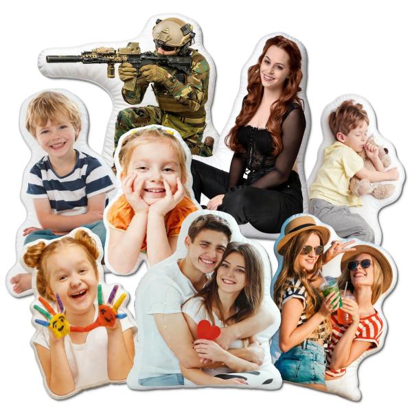 ・【Custom Pillow with Picture】Turn hilarious snapshots, beloved pet portraits, a distant lover, a favorite idol, travel m...