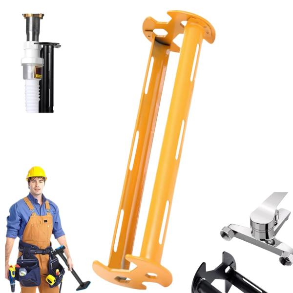 ・[Versatile Design] This sink wrench is designed with 11 standard snap joints, ensuring compatibility with a wide range ...