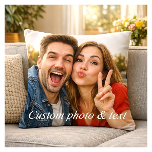 ・?【Personalized Custom Pillows with Picture】Turn your favorite photos of pets or family into a unique and warm keepsake ...