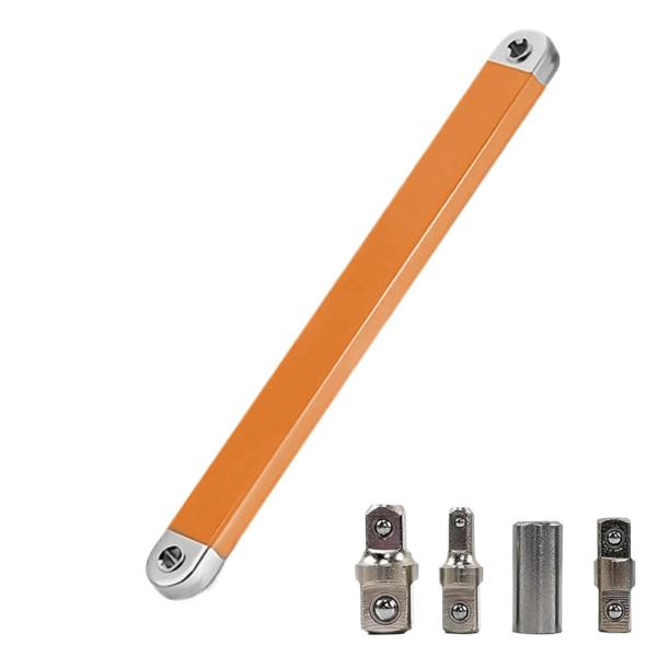・Zero-Degree Offset Mechanism for Tight Spaces: This pro zero offset extension wrench set is engineered with an innovati...