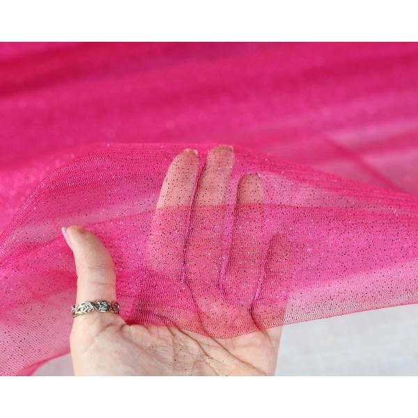・Sparkly glitter mesh tulle fabric sold by the yard; lightweight and easy to drape・Approx. 58-60 inches wide; 100% polye...