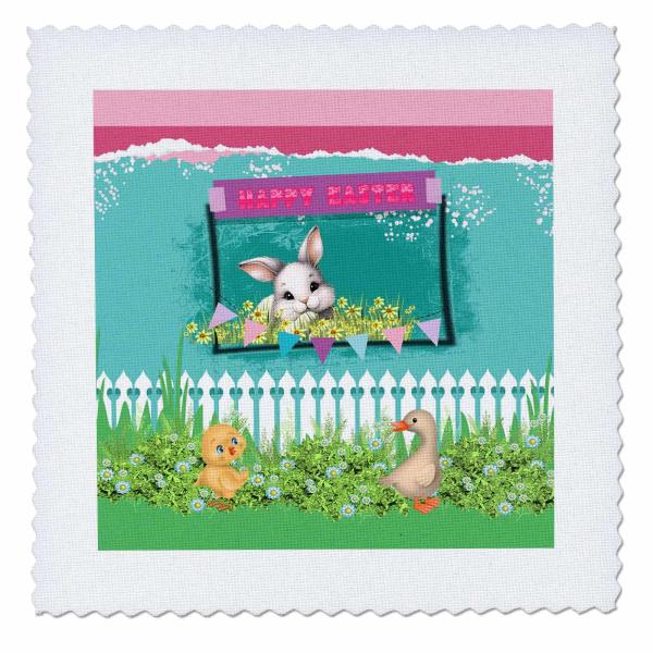 ・Square dimensions (in inches): 16 L x 16 W, image dimensions (in inches): 14 L x 14 W・100% poloyester; image is soft to...