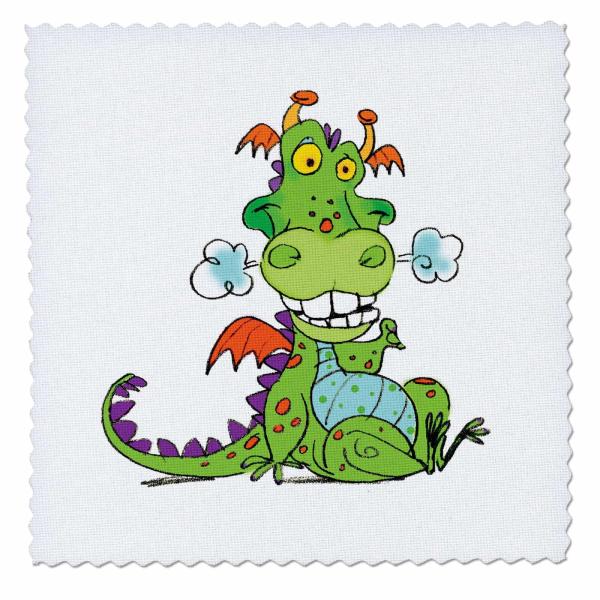 ・Square dimensions (in inches): 6 L x 6 W, image dimensions (in inches): 4 L x 4 W・100% poloyester; image is soft to tou...