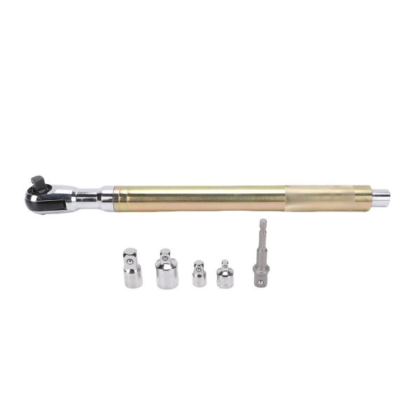 ・[DURABLE CR V STEEL CONSTRUCTION] Crafted from Cr V steel this ratchet extension wrench is built to last. The rotating ...