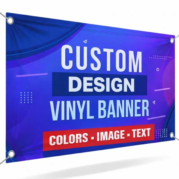 ・Create Your Own Custom Vinyl Banner: Design a personalized banner with your photo, logo, artwork, business name, or cus...