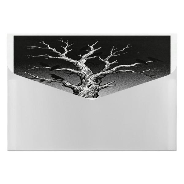 ・Premium Material Construction: Black - Dark Night Folder Crafted from PP, this Sturdy File Folder features a resilient ...
