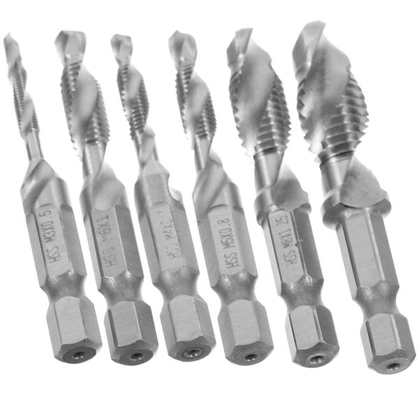<p>サイドカッティング刃付きのM3×0.5 HSS製スパイラルフルートタップドリルビット6本セットです。</p><ul><li>高速度鋼（HSS）製で正確な加工と耐久性を実現</li&...