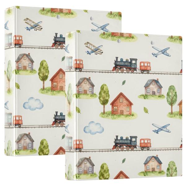 ・Binder Size - This 12.4x10.63x2.36in 3 ring binder has 1.5 inch round metal rings to accommodate the standard size of m...