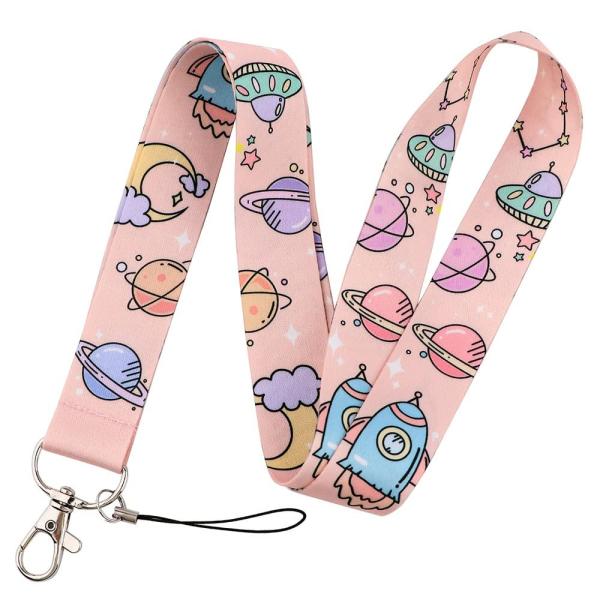 ・Comfortable ＆ Durable: The neck lanyard is made of durable soft polyester with a printed various personalized pattern a...