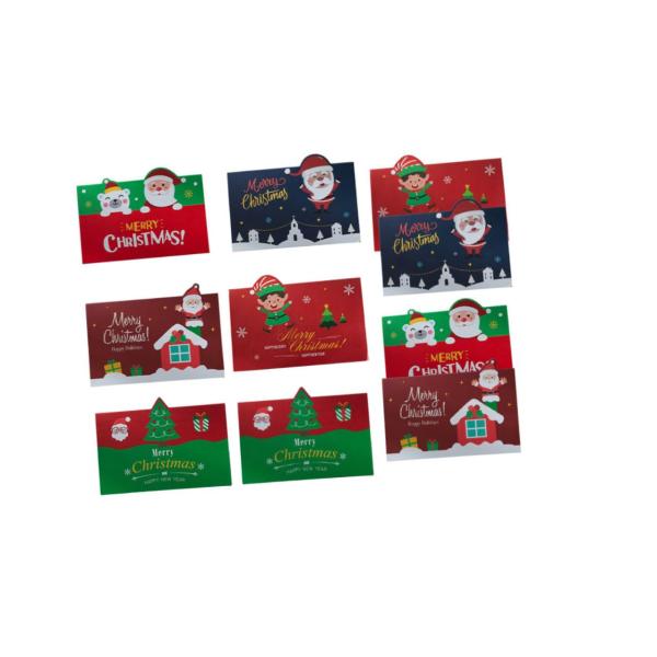 ・Xmas message cards--delicate and lovely xmas elements pattern design, highlight the festival atmosphere,Handwriting Car...