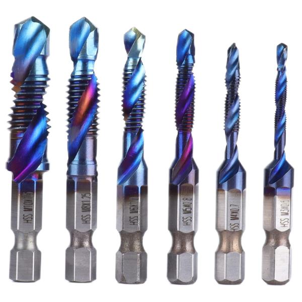 ・[Multi-Functional Use]: Designed for drilling, tapping, and cutting soft metals like aluminum and iron, providing versa...