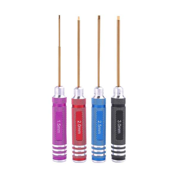 ・Premium Material ＆ Durability - Made of high-speed steel with titanium coating, our hex screwdrivers offer exceptional ...