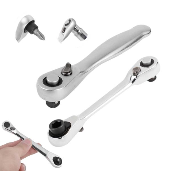 ・Construction: Crafted from high-strength CRV (chrome vanadium steel), this torque wrench features a chrome-plated finis...