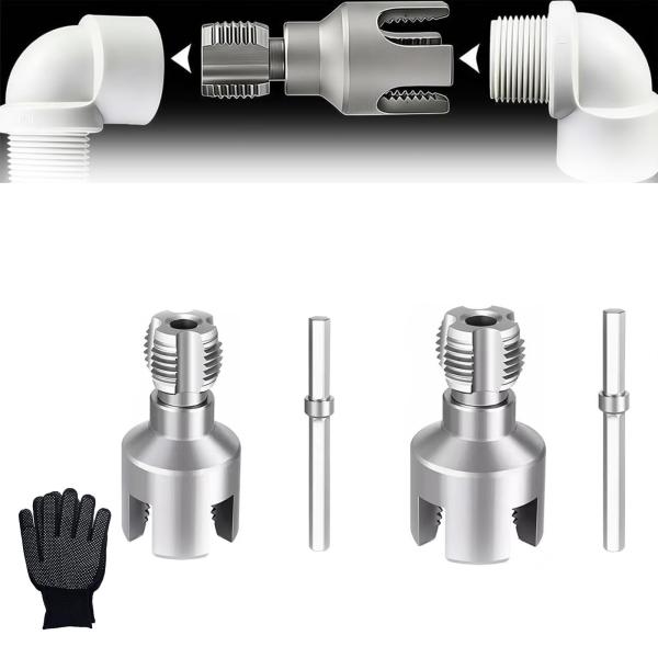 ・【THREAD PIPES IN SECONDS】Upgrade your plumbing repair game! Designed to be powered by any standard electric drill, this...