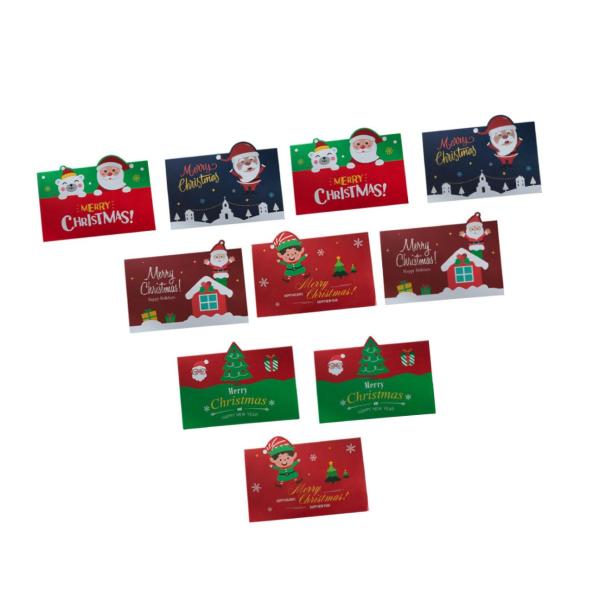 ・Handwriting cards for xmas--the lovely cartoon appearance and vivid design may bring you a good mood,Christmas Message ...