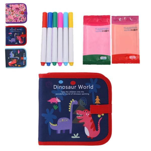 ・【Erasable ＆ Reusable Premium Design】This reusable scribble book features a specialized pen and erasable material for sm...