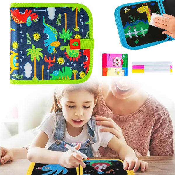 ・Reusable ＆ Mess-Free: The magic drawing surface allows you to create again and again-just wipe clean with a wet cloth. ...