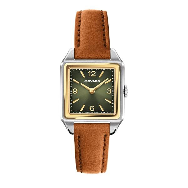 ・A century in the making, The Heritage 1917 revives Movado's Art Deco era square watch with clean geometry and stylized ...