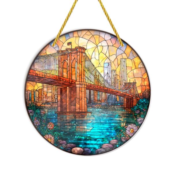 ・Acrylic ornaments: stained glass window hangings and suncatchers,Sunlight filters through,casting vibrant hues.Suitable...