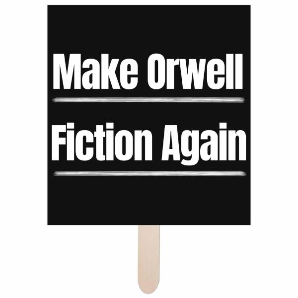 ・Bold "No Kings In America" design makes a strong visual impact in any setting・Made from 4mm corrugated plastic that res...