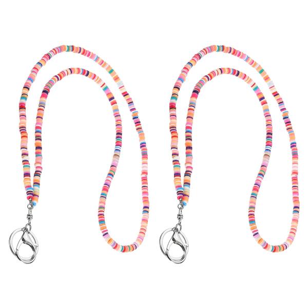 ・Specification: Material: Polymer Clay; Color: Colored; Flat Length: 490 mm/19.29 inch; Circumference: 940 mm/37 inch; W...