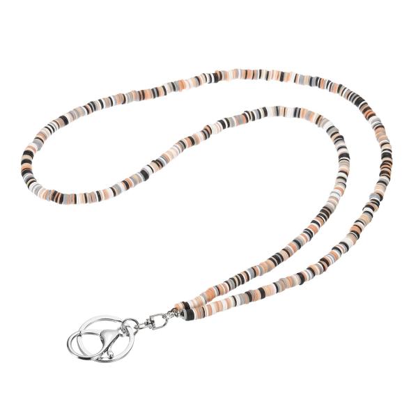 ・Specification: Material: Polymer Clay; Color: Coffee; Flat Length: 490 mm/19.29 inch; Circumference: 940 mm/37 inch; Wi...